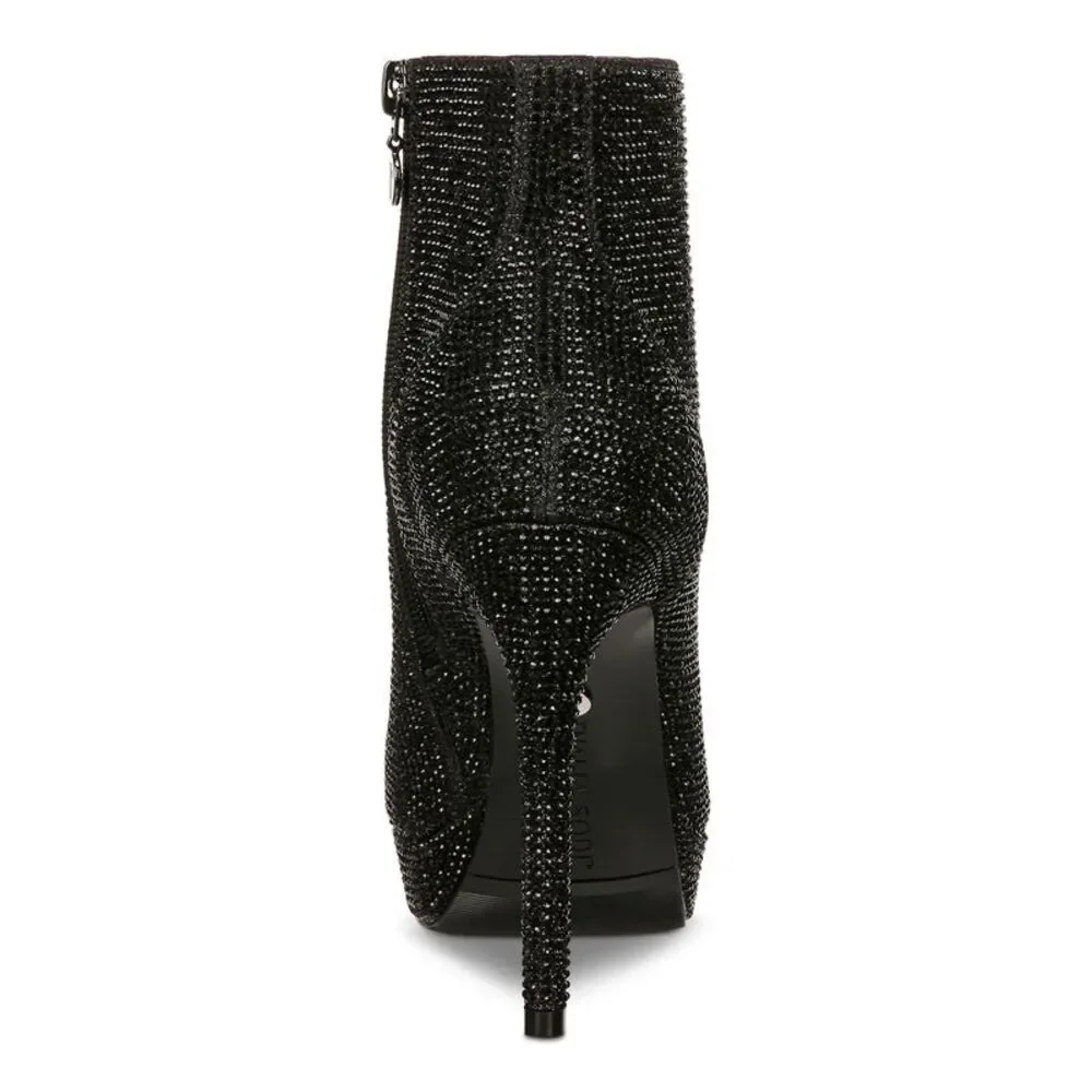Thalia Sodi | Shoes | Thalia Sodi Womens Black Rhinestone Padded Chiara ...